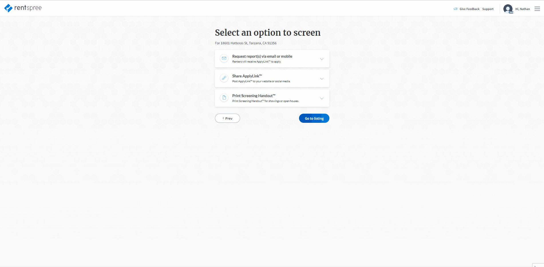 Screening new applicants
