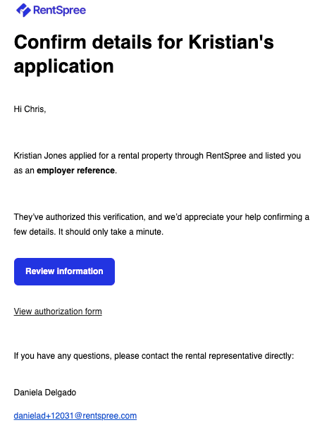 FAQ: Does RentSpree use an authorization form for reference checks?