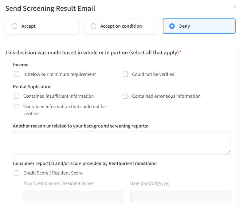 A Guide to Accepting and Denying Applicants on RentSpree