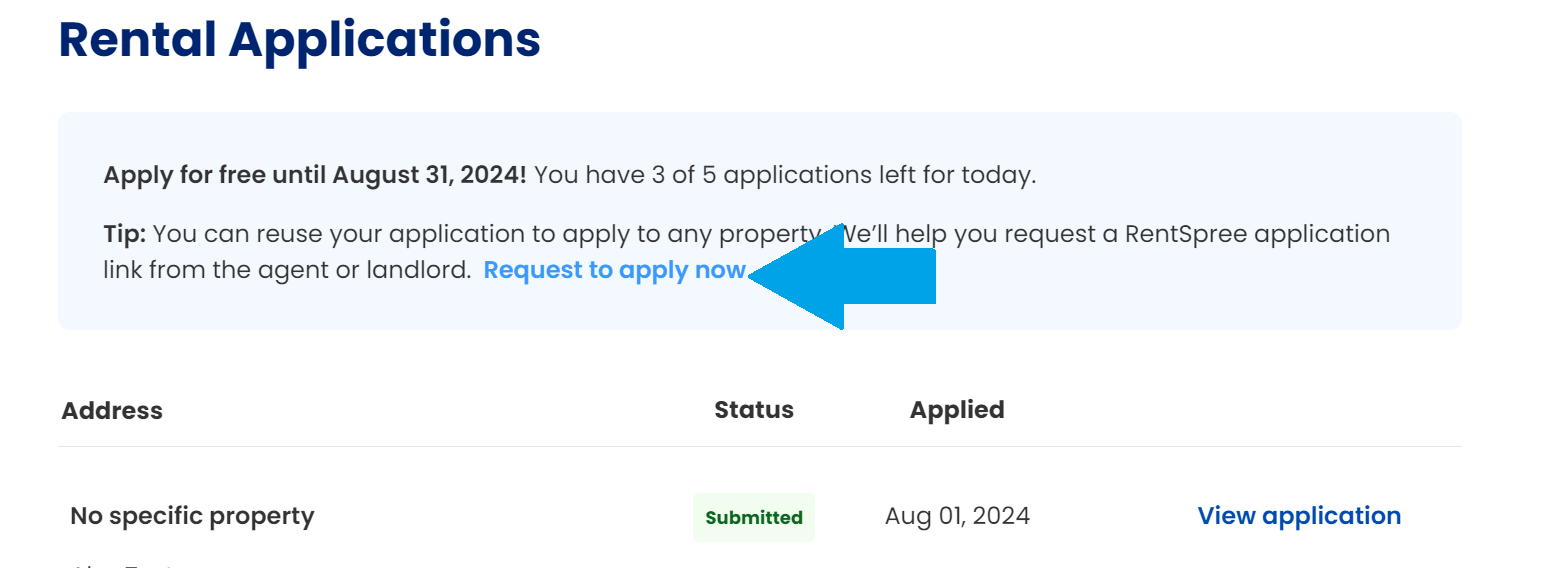[Tenant Screening] Reusable Screening Package allows renters to apply directly to property ...