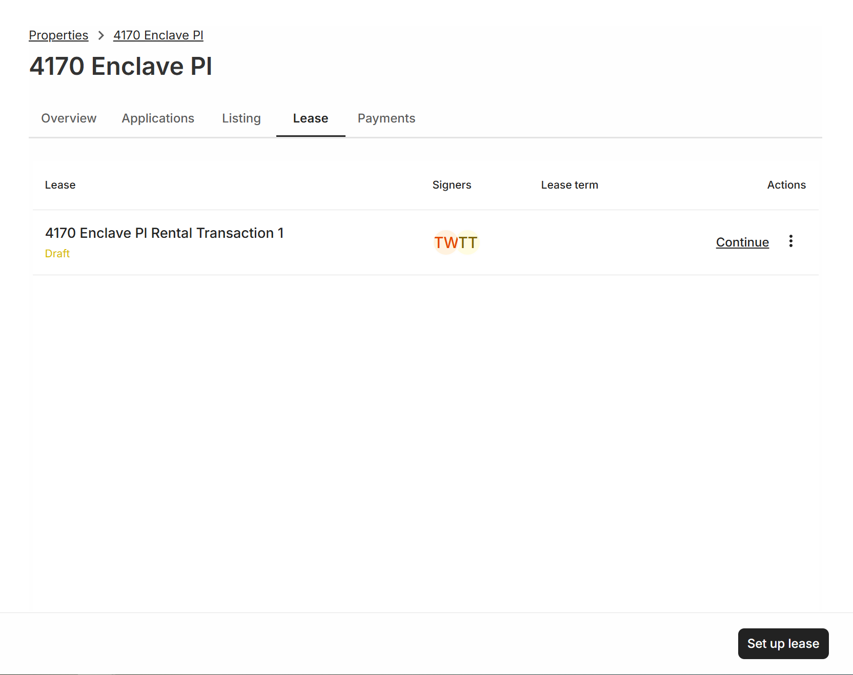 [Lease Agreement] Lease Agreement Feature Includes Updated Dashboard Design