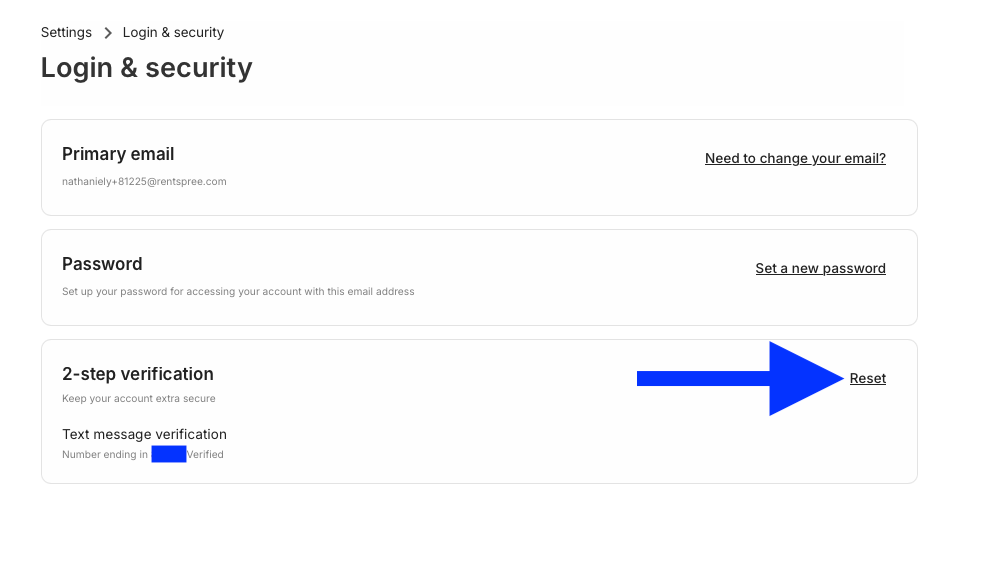 How to Setup 2-Step Verification for RentSpree Accounts