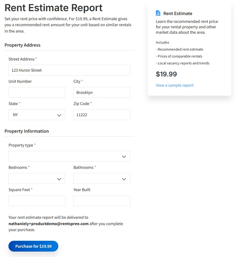 A Guide to Ordering a Rent Estimate Report