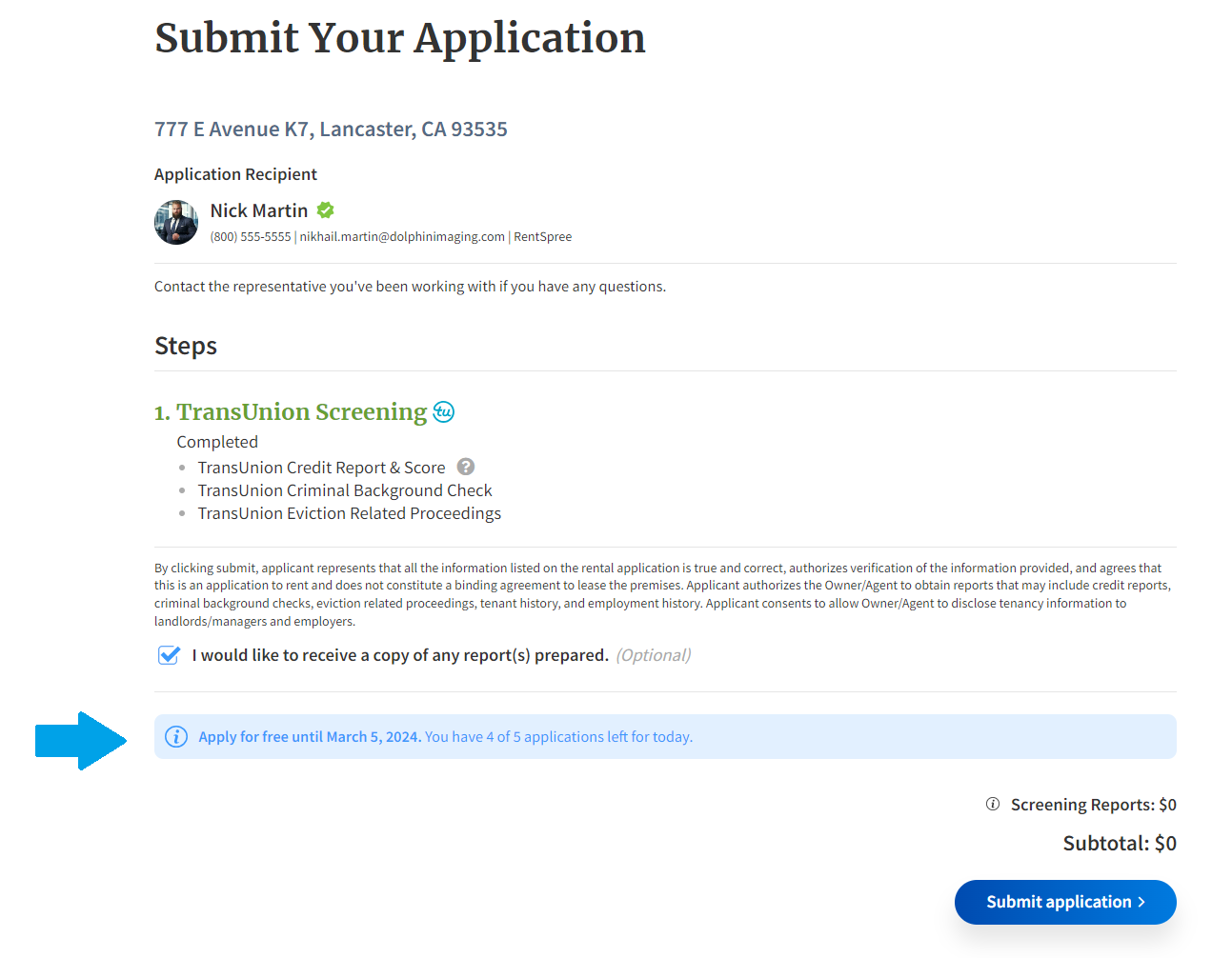 [Tenant Screening] Applicants can Apply to Multiple Listings with the ...