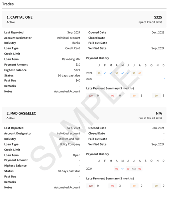 Sample Document: TransUnion Screening Reports