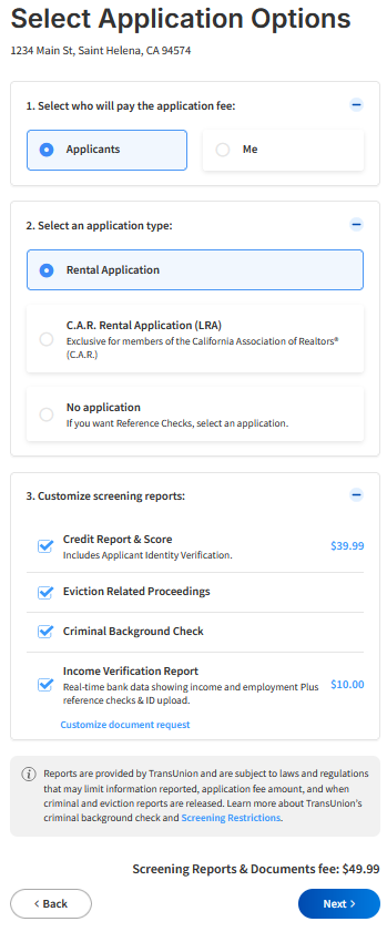 Intro to Screening Tenants with a Property Listing